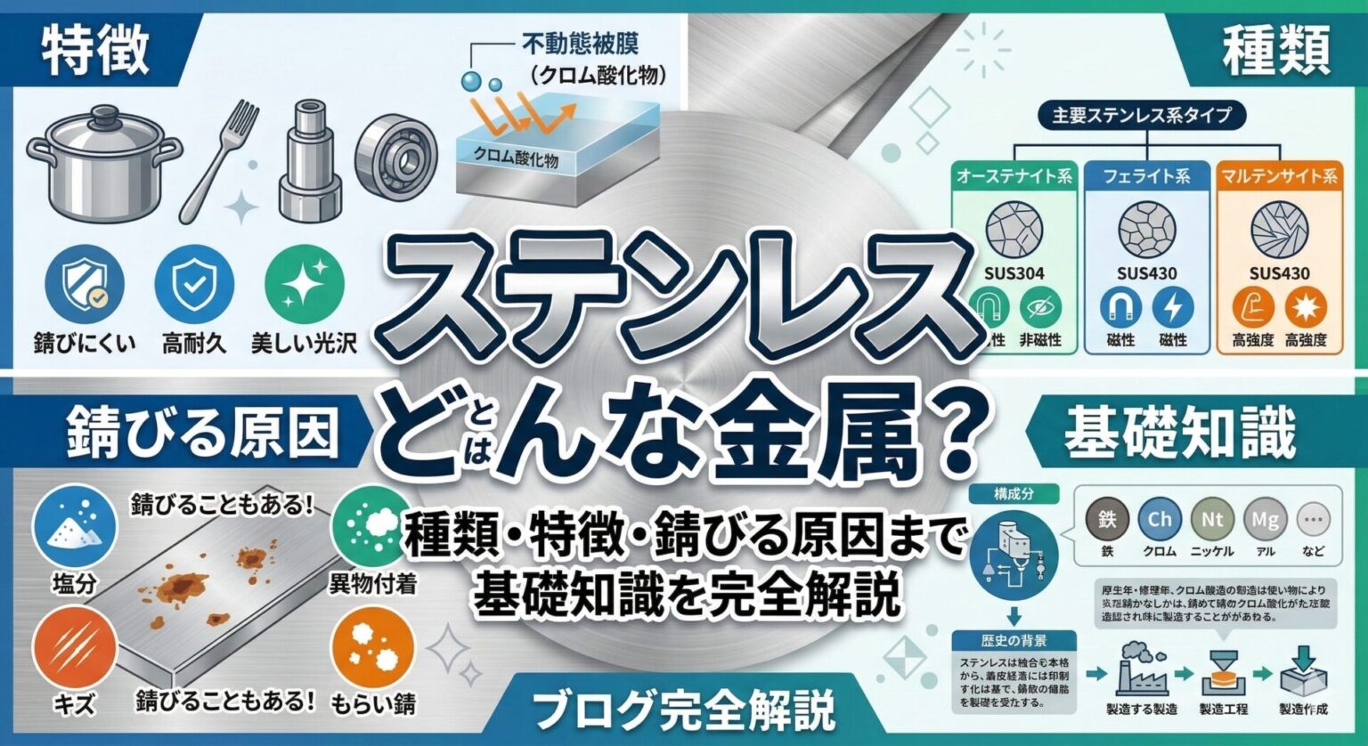 SUS403ステンレスとは｜タービンから自動車まで、強靭さの秘密を徹底解説 - 非鉄金属ナビ